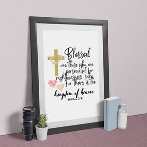 Blessed Svg Christian Svg Bible Verse Svg Scripture Svg Jesus Svg Faith ...