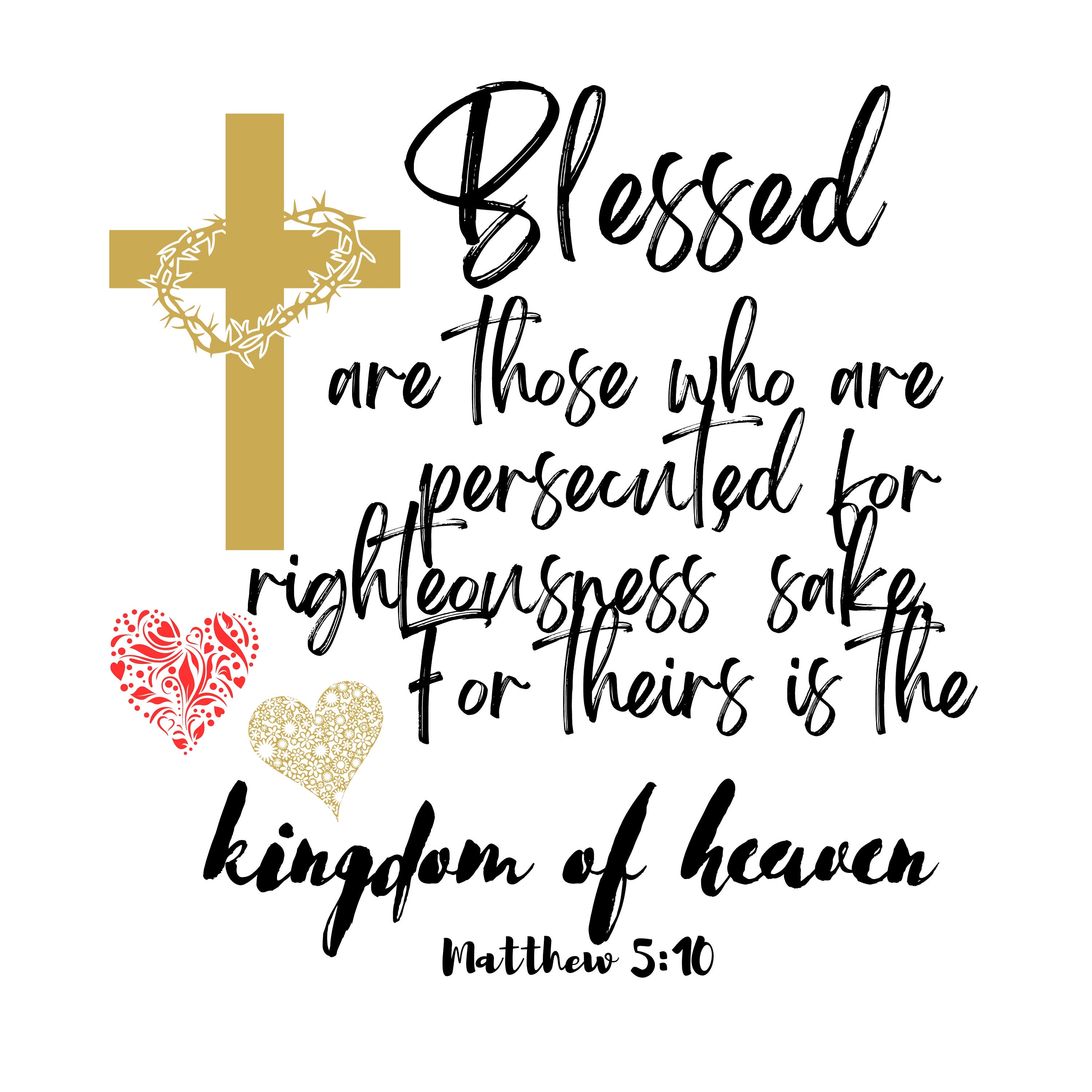 Blessed Svg Christian Svg Bible Verse Svg Scripture Svg Jesus Svg Faith ...