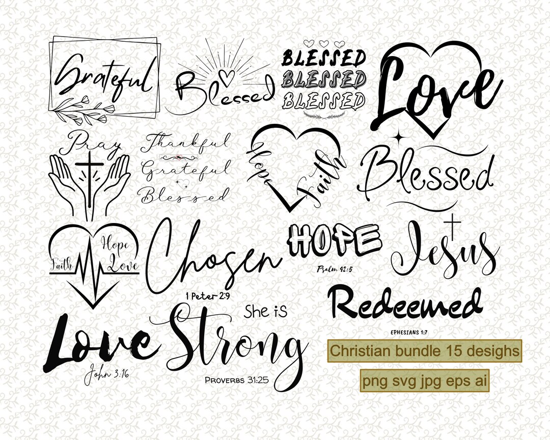 Bible Verse Svg Christian Svg Cross Svg Scripture Svg Jesus Svg Faith