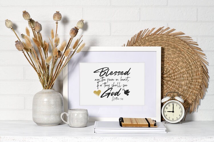 Blessed Svg Christian Svg Bible Verse Svg Scripture Svg Jesus Svg Faith ...