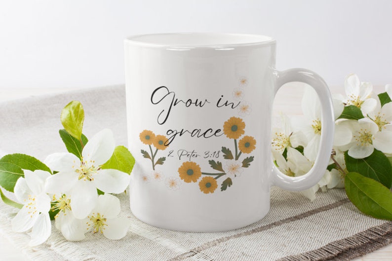 Grow in Grace Christian Bundle Svg Bible Verse Svg Cross Svg - Etsy