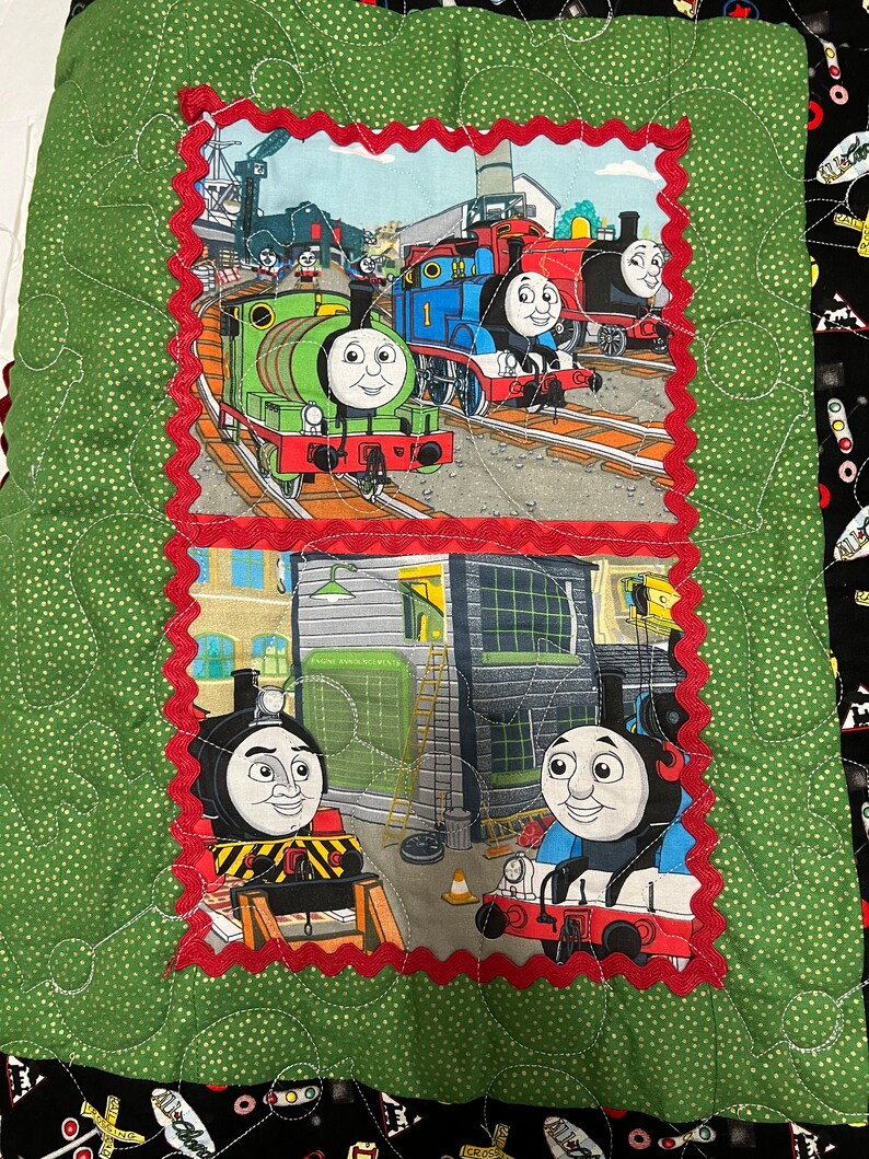 Thomas the Tank Quilt - Etsy