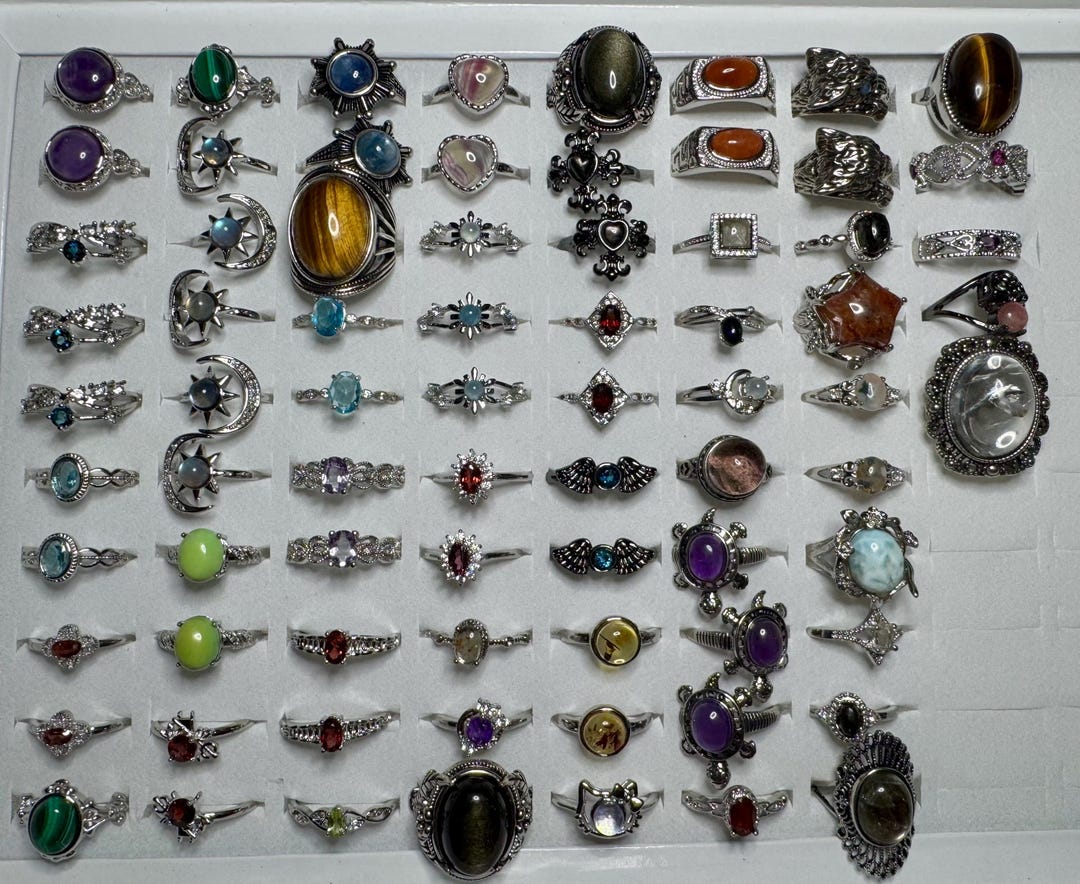 Amazing Rings, Adjustable Crystals, Crystal Rings, Perfect Gift, Locket ...