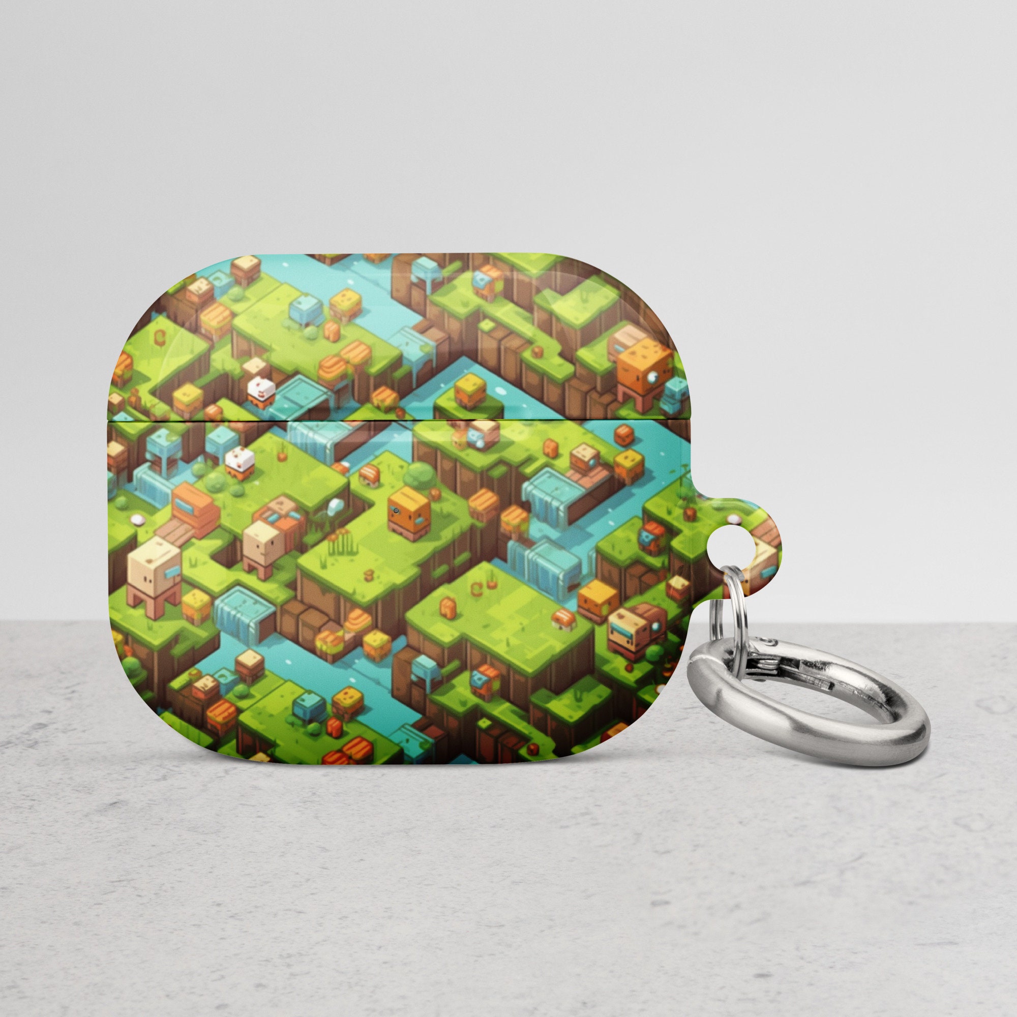 Cute Minecraft Inspired Gamer Mug, Isometric Game Design Case for ...