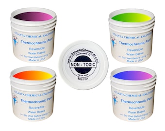 Thermochromic Fabric Paint: Color Changing, Water-based, Non-toxic - Etsy