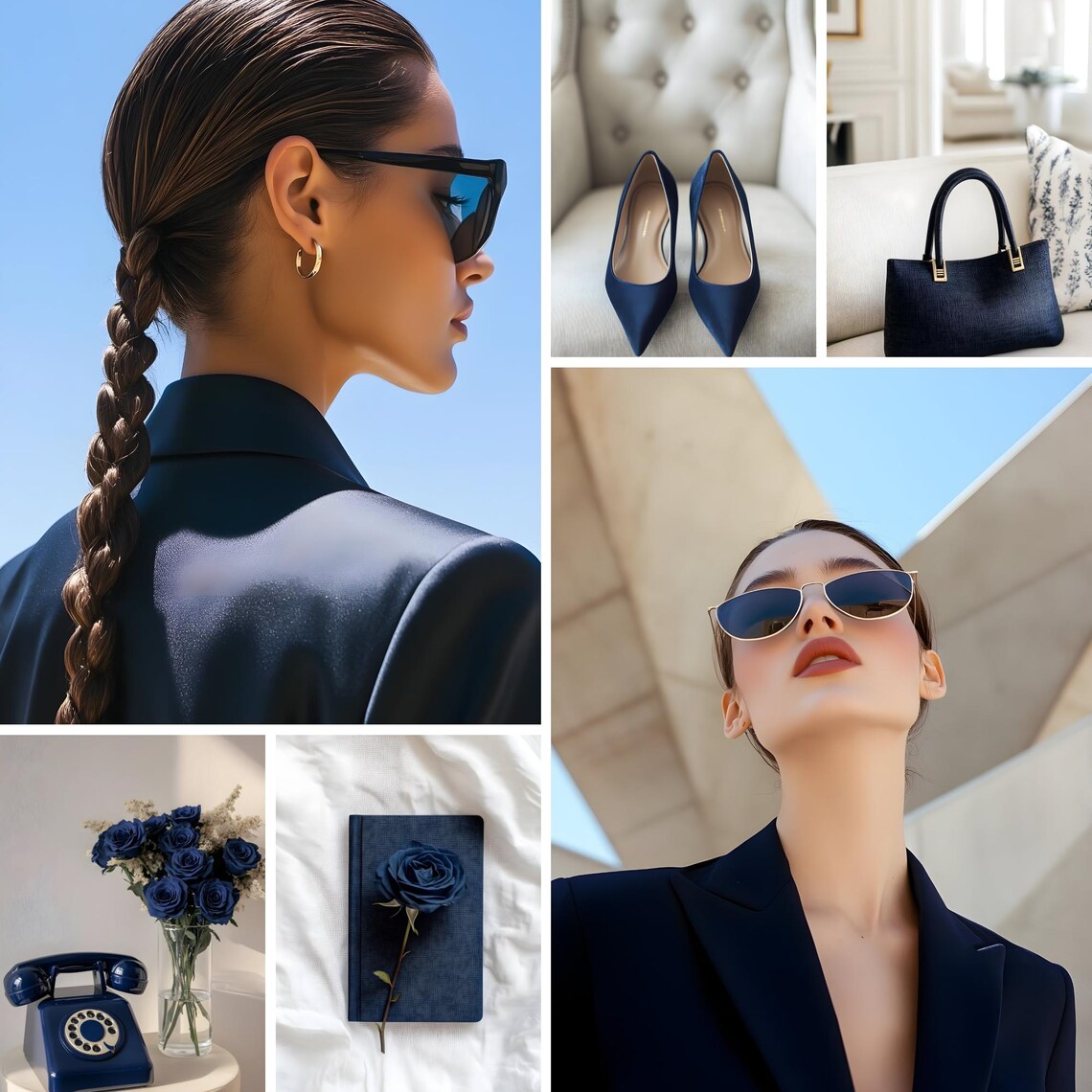 Navy Blue Stock Photos: Luxury Branding Visuals (90 Images) - Etsy