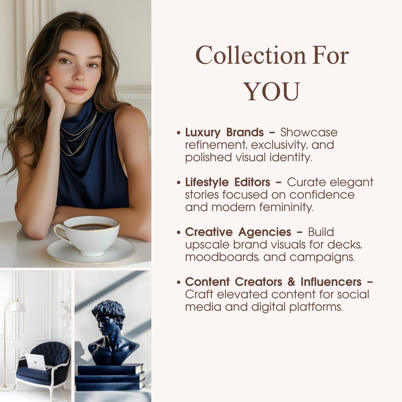 Navy Blue Stock Photos: Luxury Branding Visuals (90 Images) - Etsy