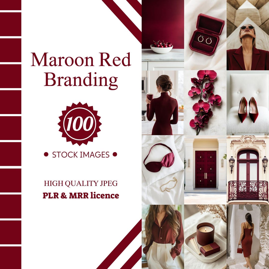 Maroon Red Luxury Stock Photos: Elegant Branding Visuals (100 Images ...