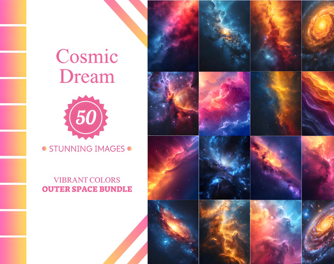 Outer Space Background Abtract Bundle Vibrant Color Wallpaper Space ...
