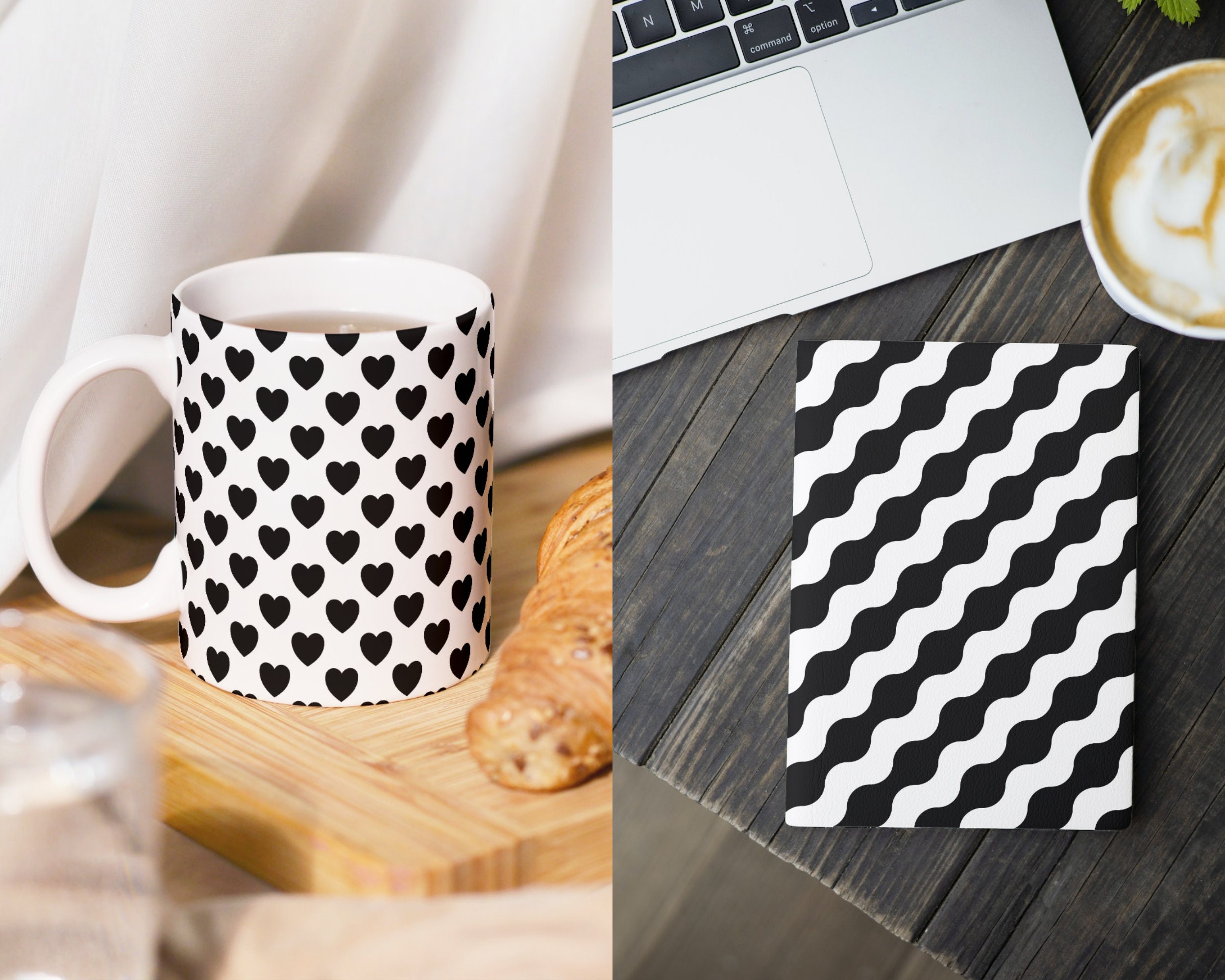 Black and White Doodle Digital Paper Pack. Patterns Scrapbooking Pages ...