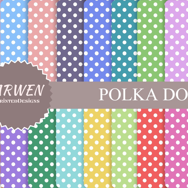 Polka Dot Background - Etsy