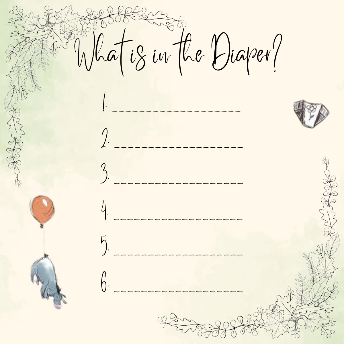 Custom Baby Shower Printable Games - Etsy