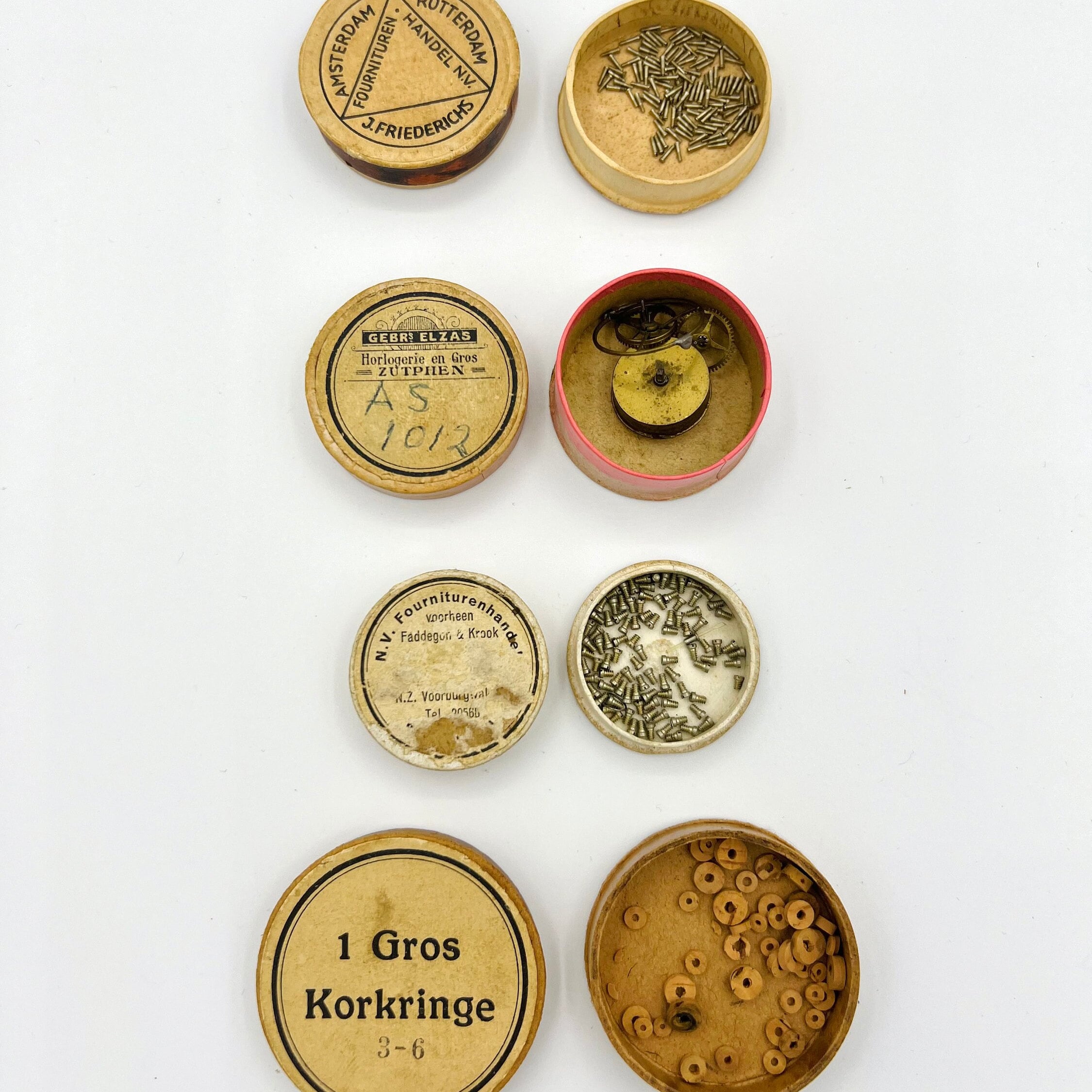 Lot of Antique Watch Part Boxes - Etsy