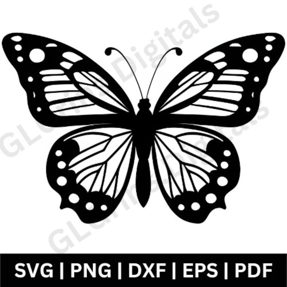 Butterfly SVG Design - Digital Download for Crafts and DIY Projects - Etsy
