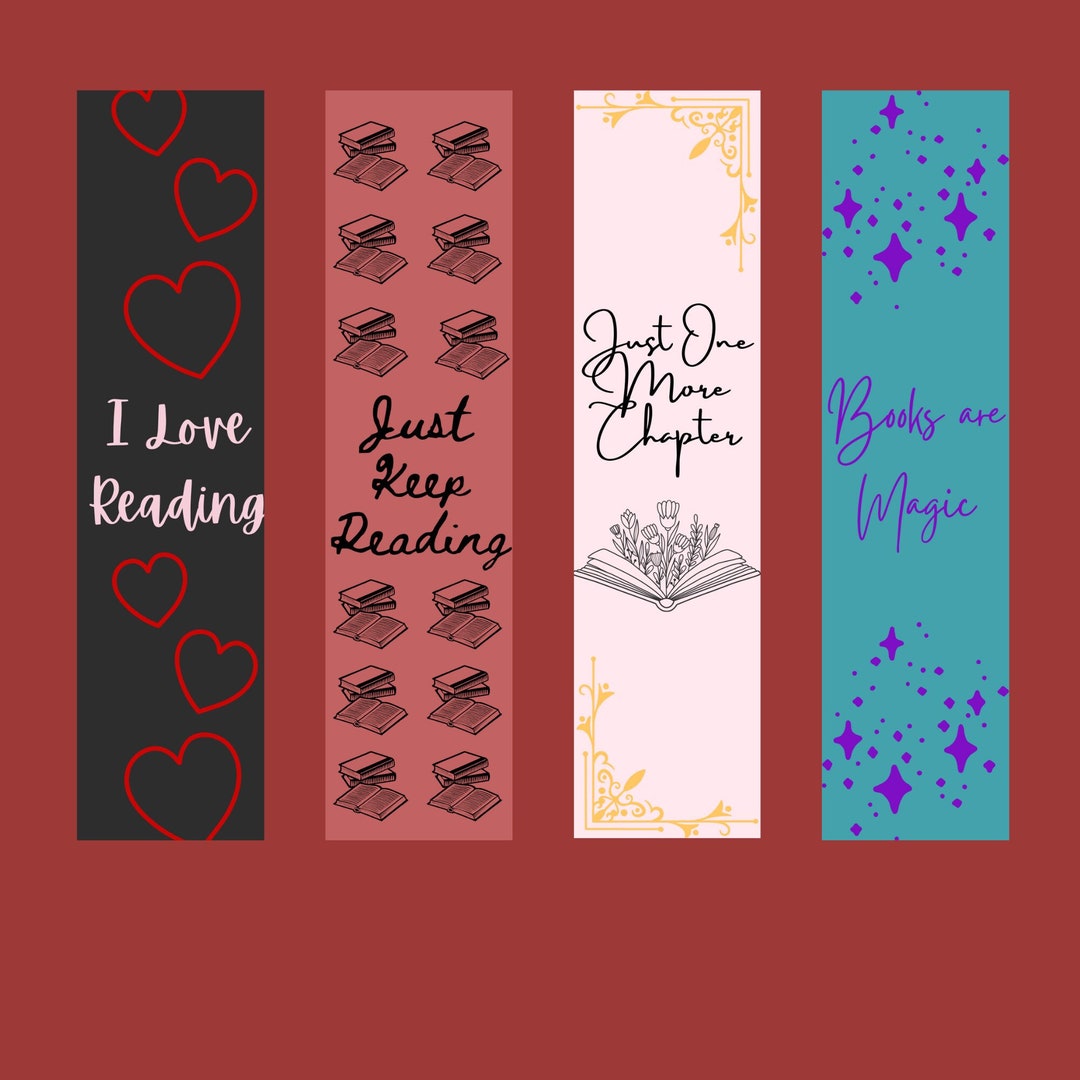Printable Reader Quote Bookmarks, Reader Gift - Etsy