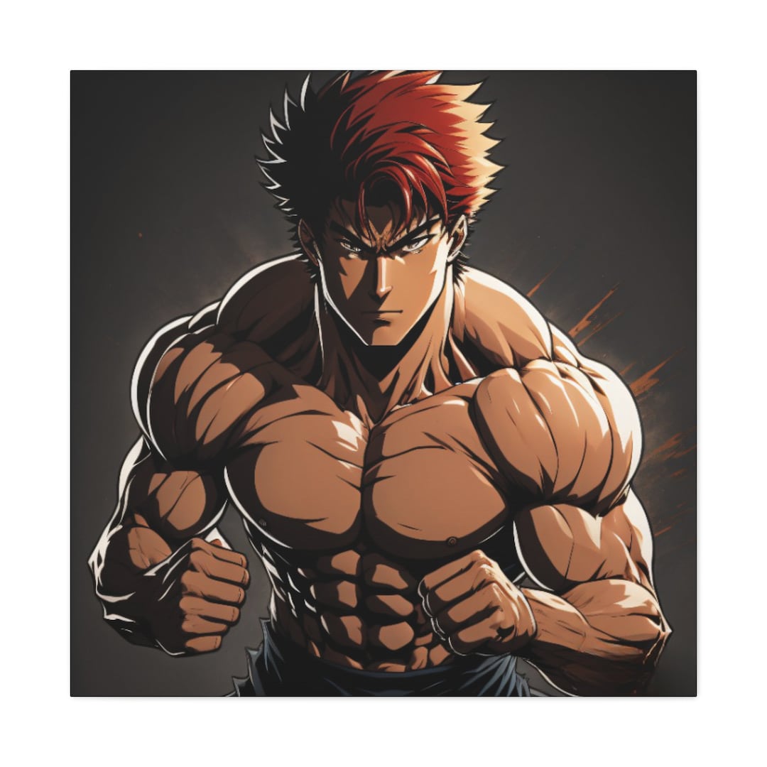 DNA Canvas Anime Baki Hanma Fighting Stance 1.25 - Etsy