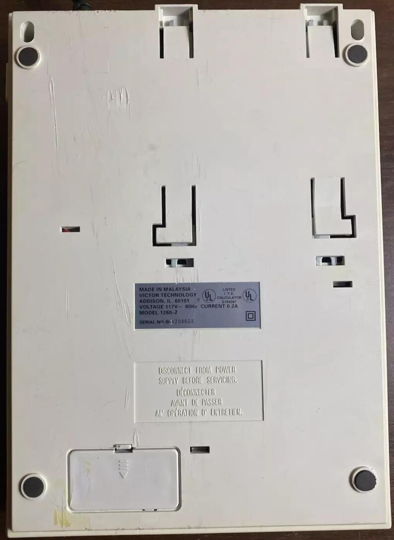 Victor 1260-2 Vintage 1970s Desktop Printing Calculator – Rare - Etsy