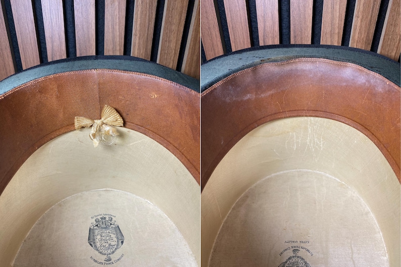 Antique Top Hat — Satchell & Son London — 1800s Beaver Silk Vintage ...