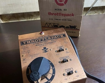 Ho Train Control Model 501 by Model Rectifier Corp. Throttlepack ...