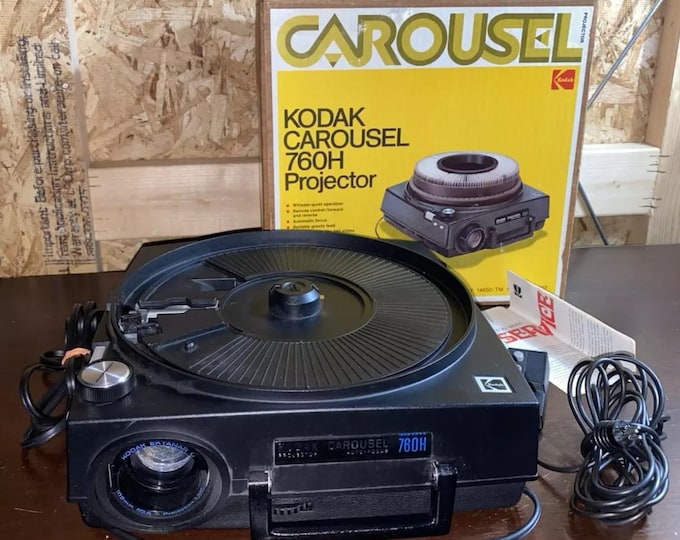 Kodak Carousel 760H Slide Projector With Ektanar 102mm Lens – 1970s ...
