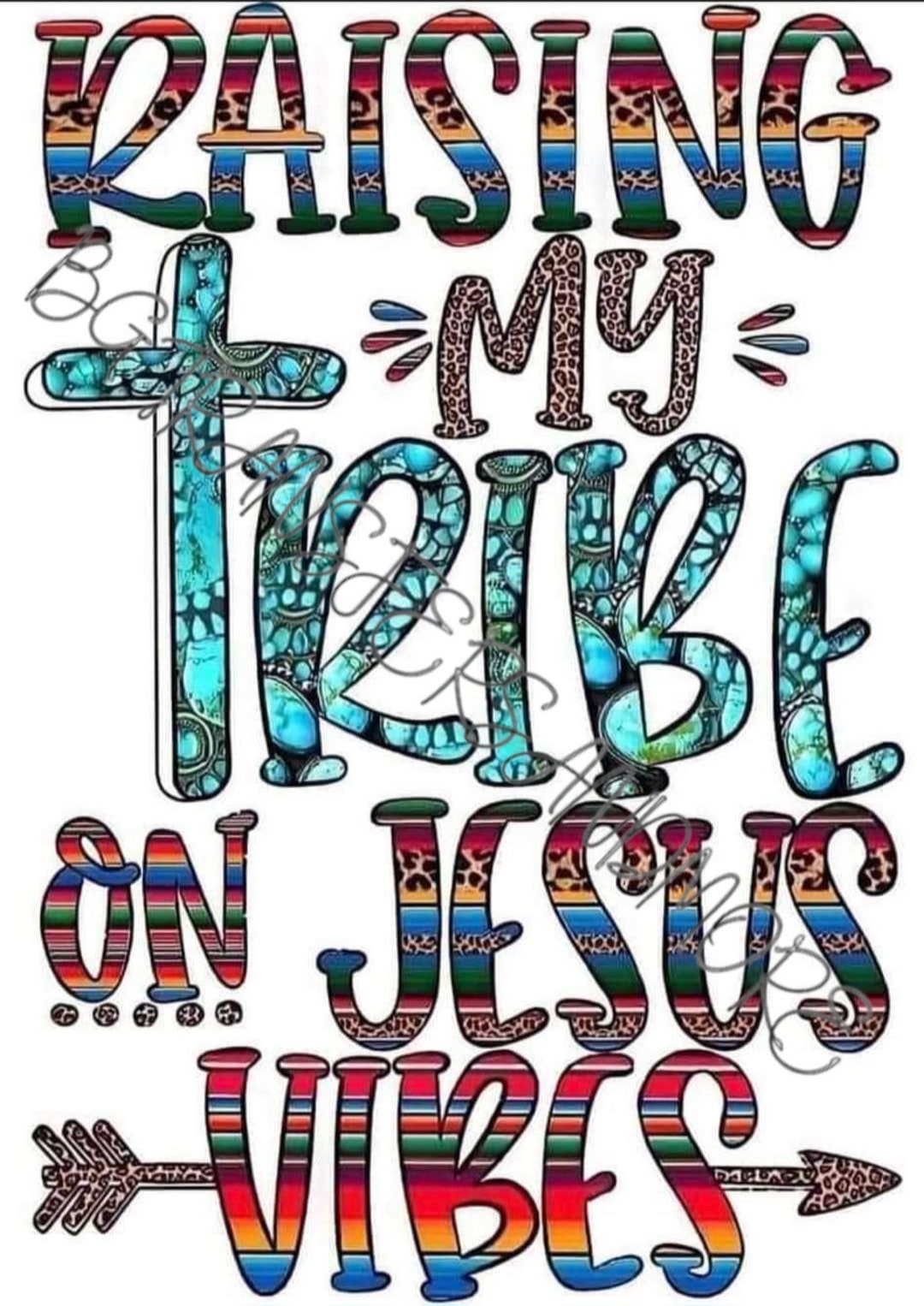 Tribe Ready to Press Heat Transfer. - Etsy