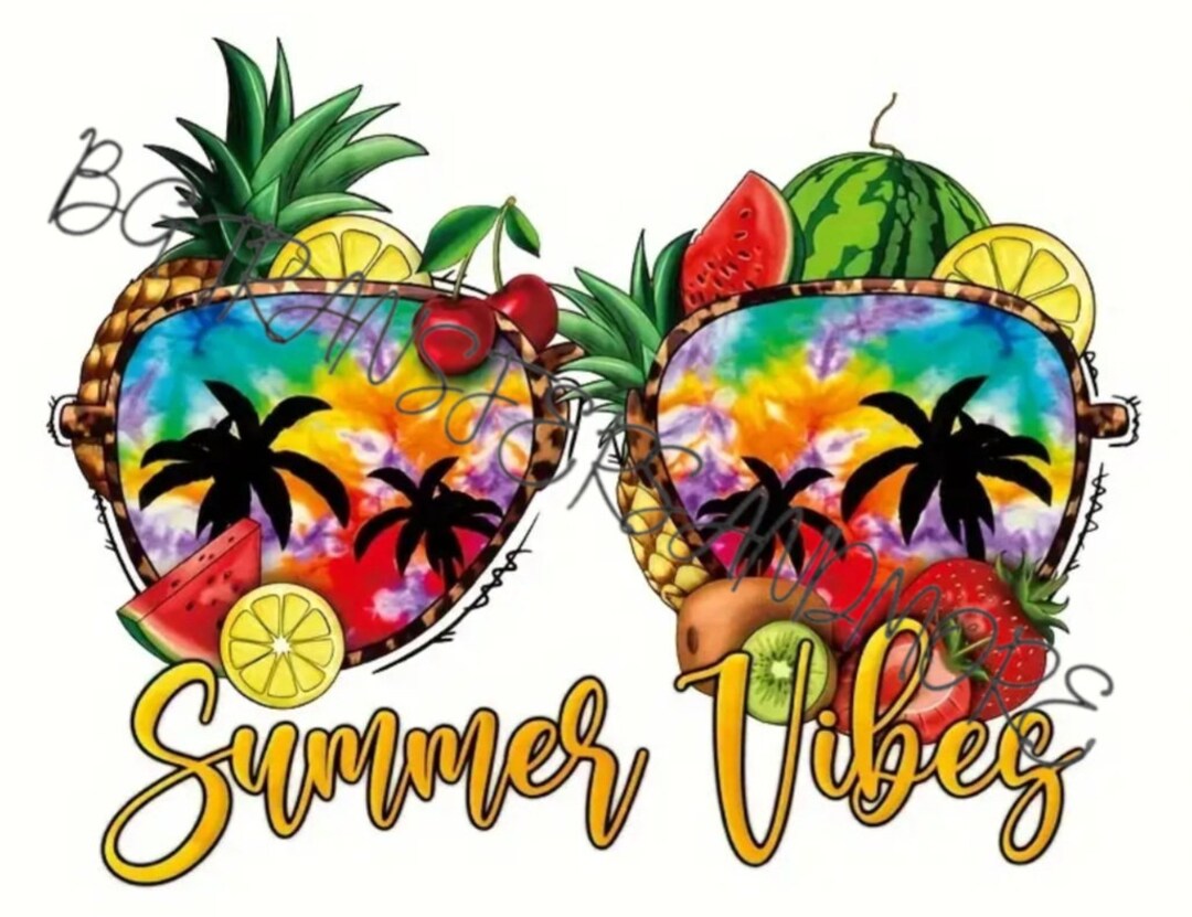 Summer Ready to Press Heat Transfer. - Etsy