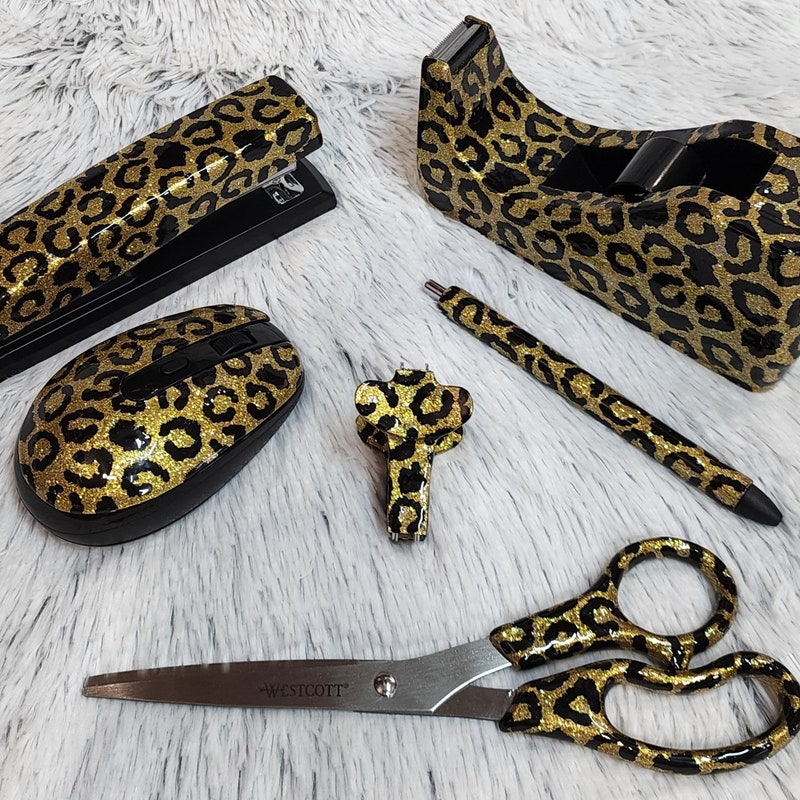 Leopard Print Office - Etsy