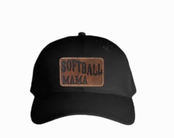 Softball Patch, Softball Mama Patch, Trucker Hat Patches, Embroidery Patch, Iron on Patch ...