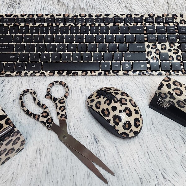 Leopard Print Office - Etsy