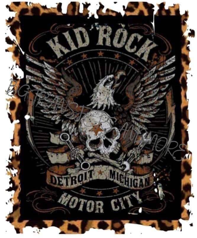 Kid Rock Ready to Press Heat Transfer. - Etsy