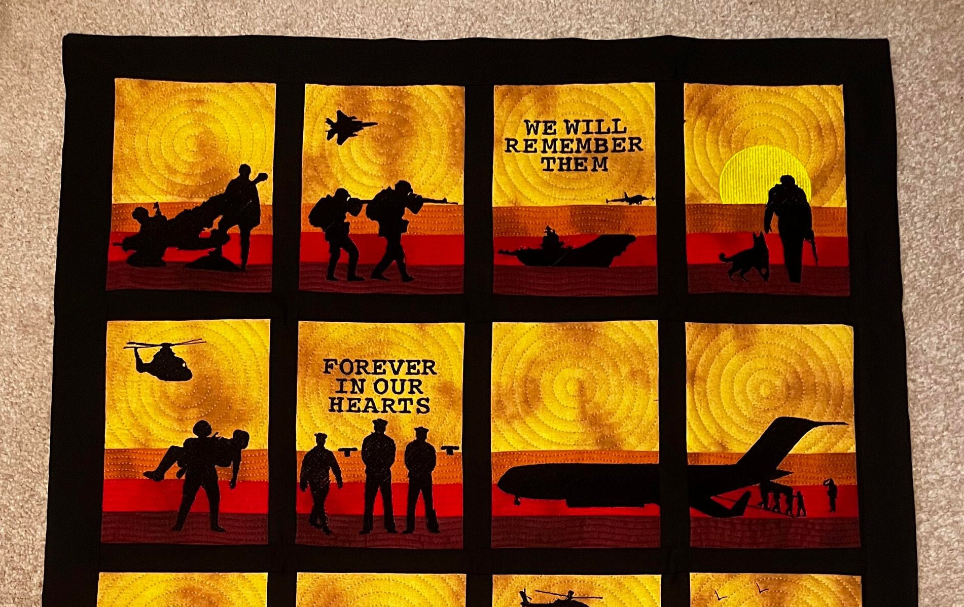 Remembrance Tile Scene - Etsy