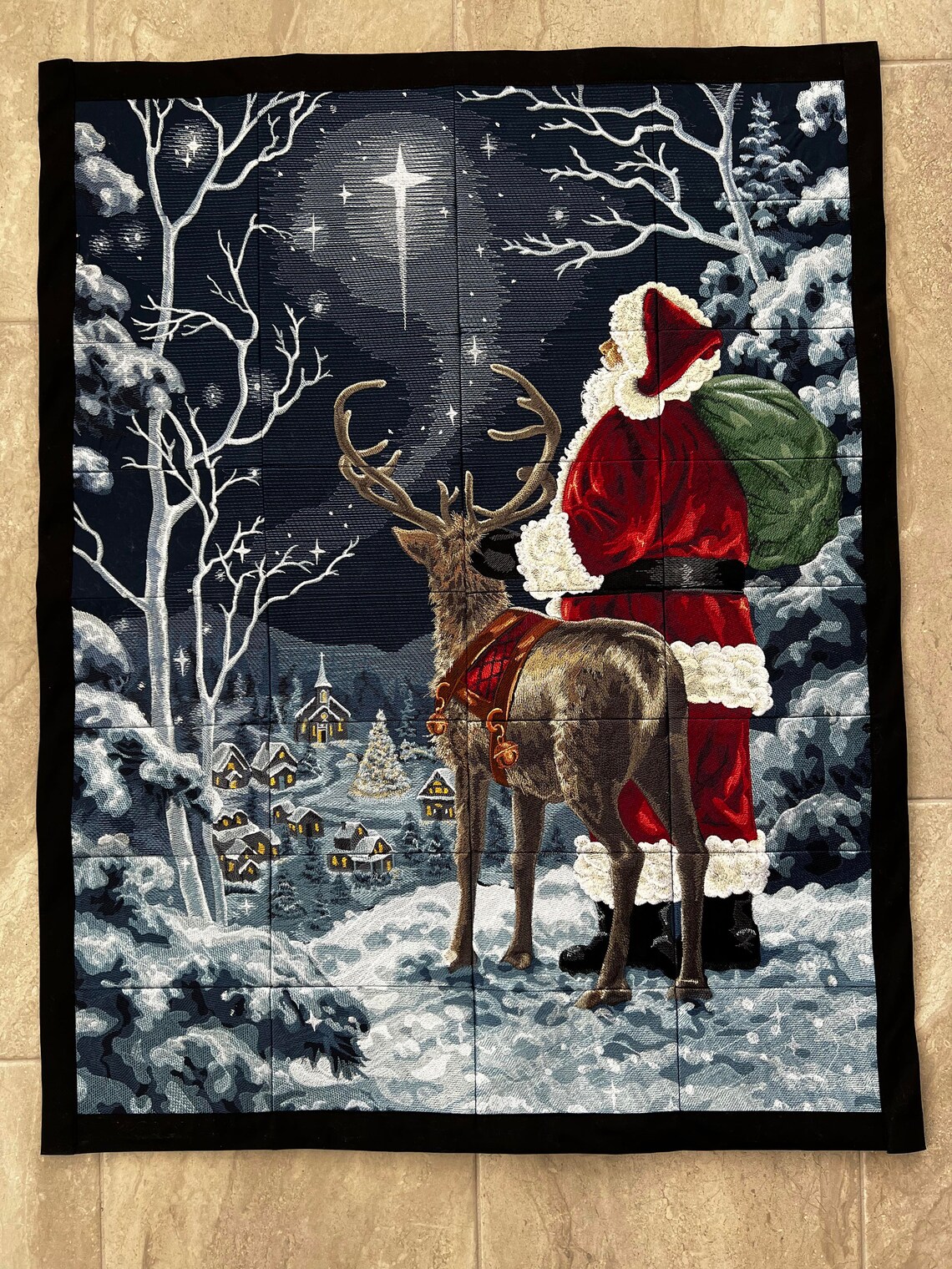 Starry Night Santa - Etsy