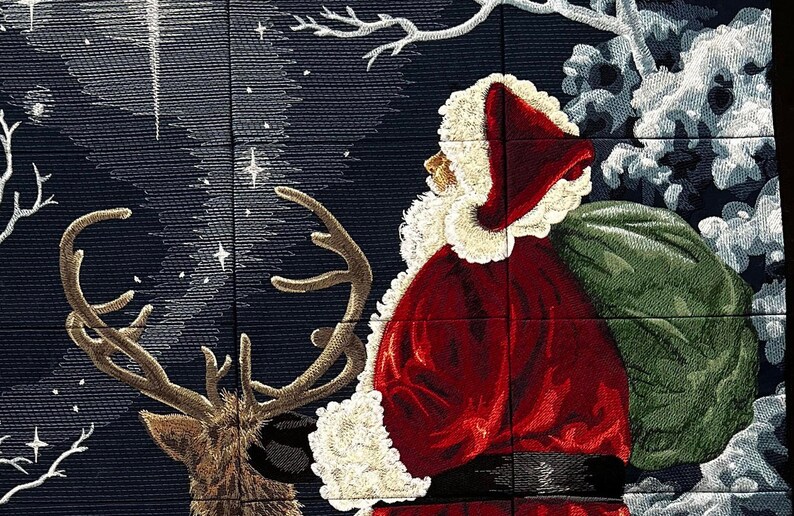 Starry Night Santa - Etsy