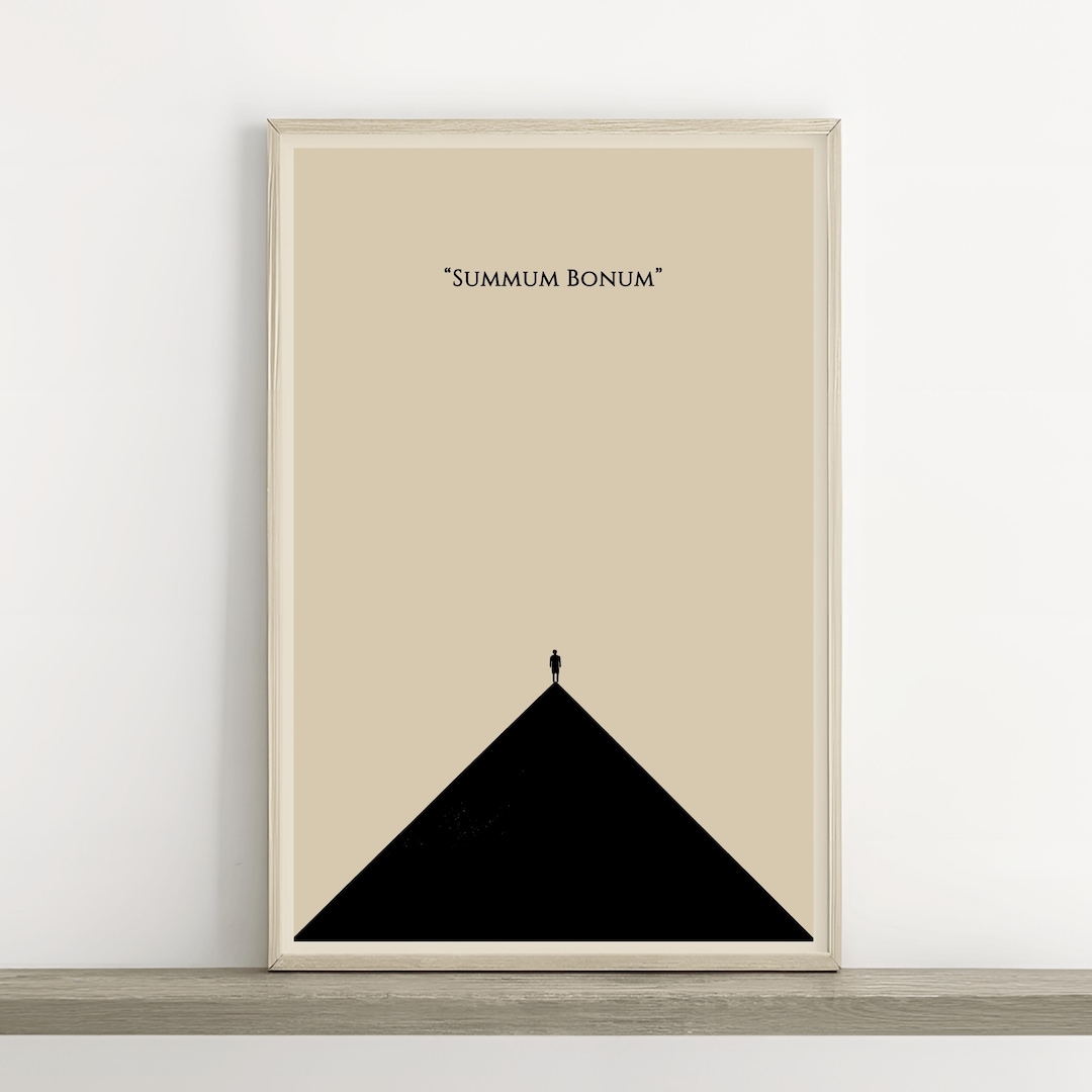 Summum Bonum Stoic Saying SVG | the Highest Good Philosophy Quote ...