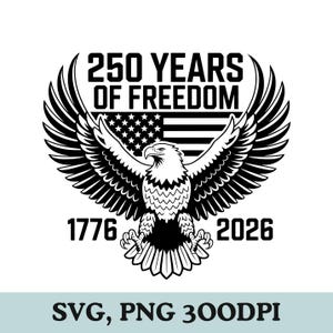 America 250 Anniversary Png, Svg, USA Independence Day - Etsy