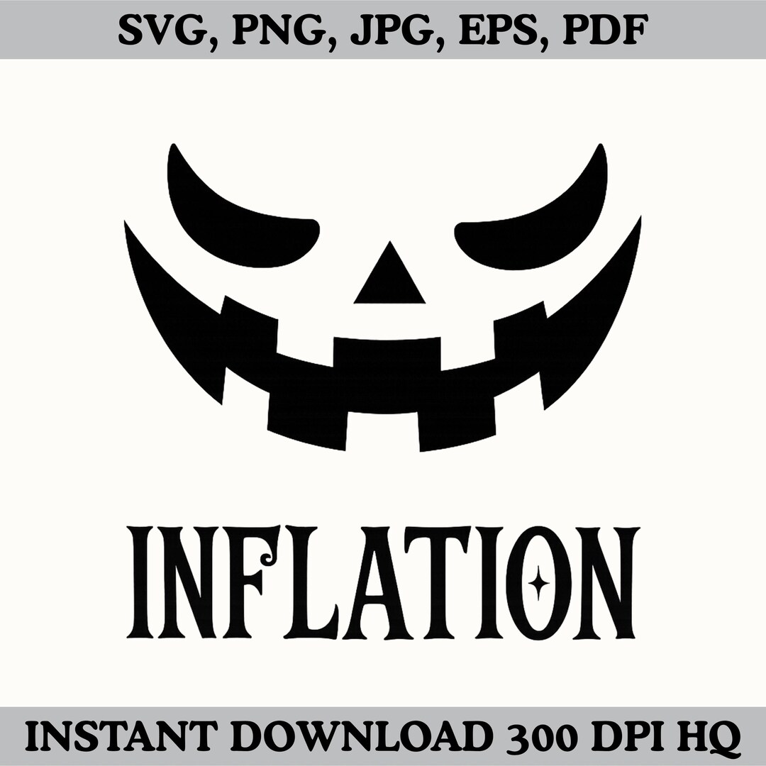 Inflation Halloween Costume SVG PNG – Funny Money Costume Design ...