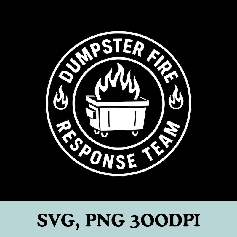 Dumpster Fire Response Team Sweater - Etsy