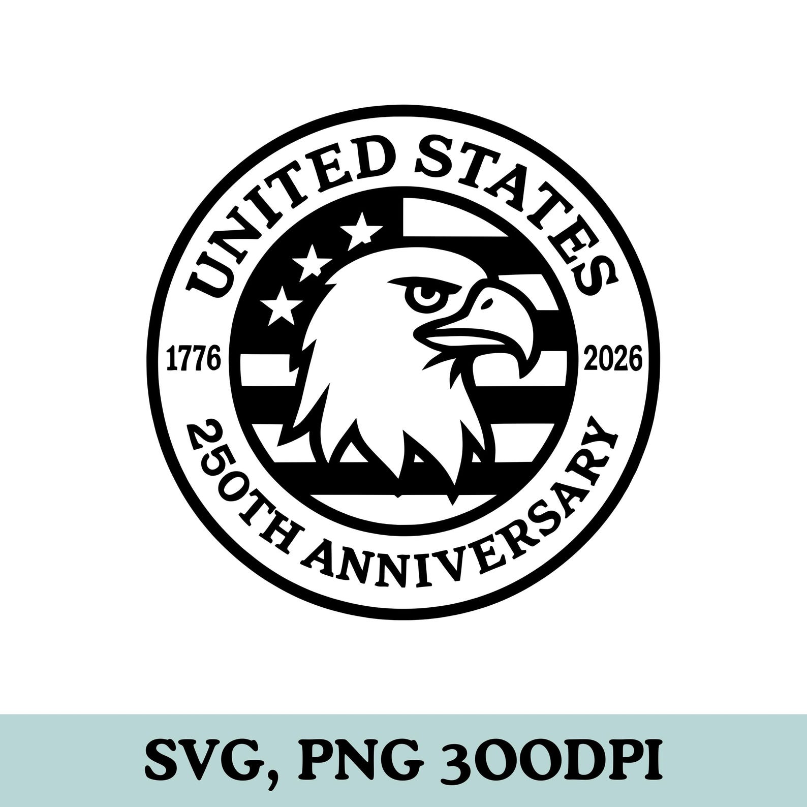 America 250 Anniversary Svg, Png, USA Independence - Etsy
