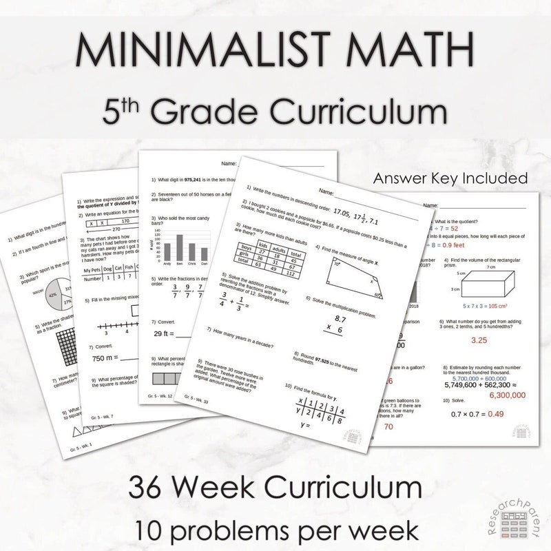 Math Curriculum - Etsy UK