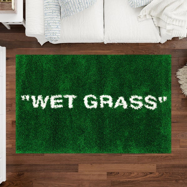 Wet Grass Rug - Etsy