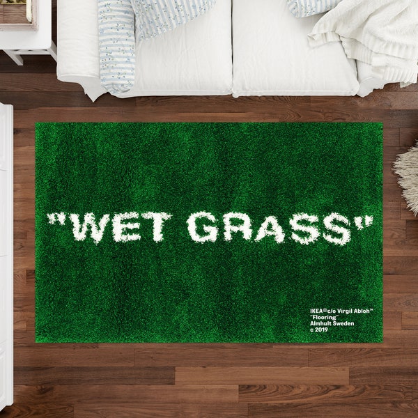Wet Grass Rug - Etsy