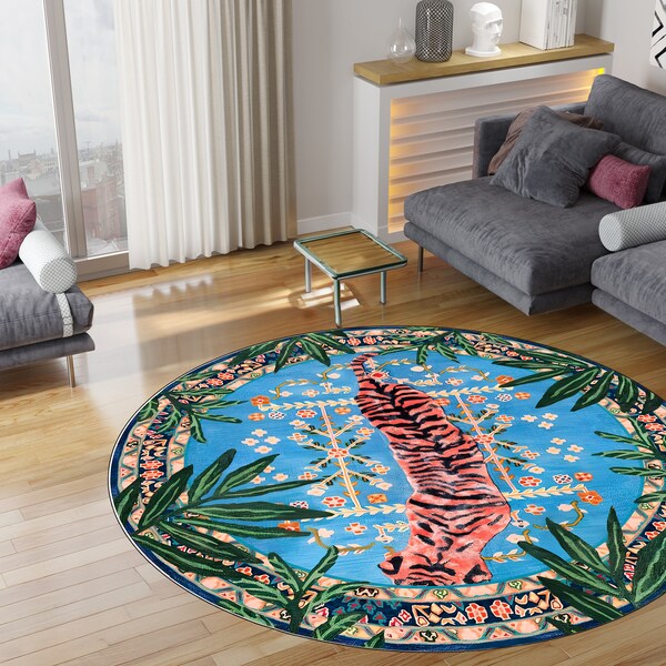 Blue Tibetan Rug - Etsy