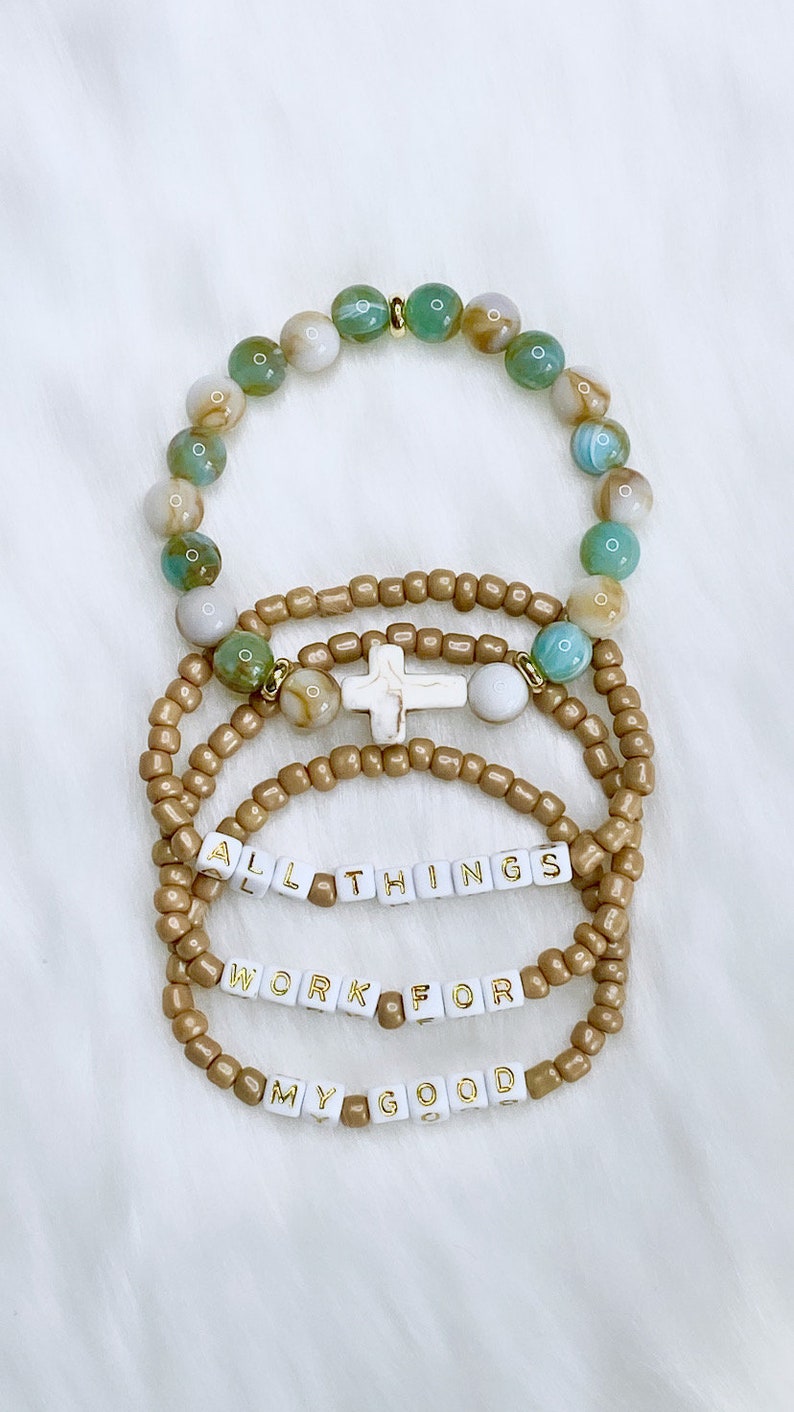 Scripture Bracelet Stack - Etsy