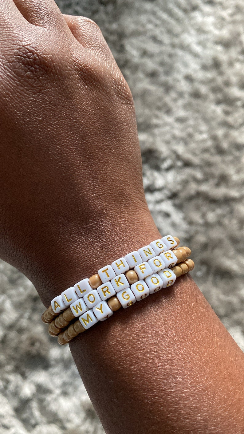 Scripture Bracelet Stack - Etsy