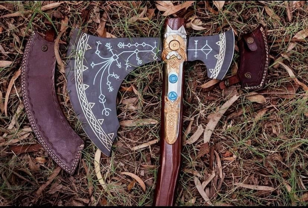 God of War , Leviathan Axe, Kratos , Ragnarok Axe, Blades of Chaos ...
