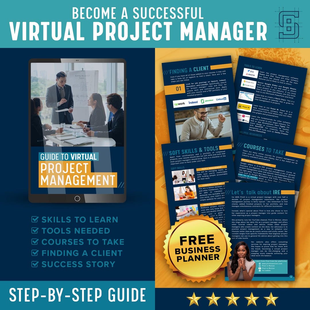 Virtual Project Manager Guide 2025 | Complete Career Blueprint + FREE ...