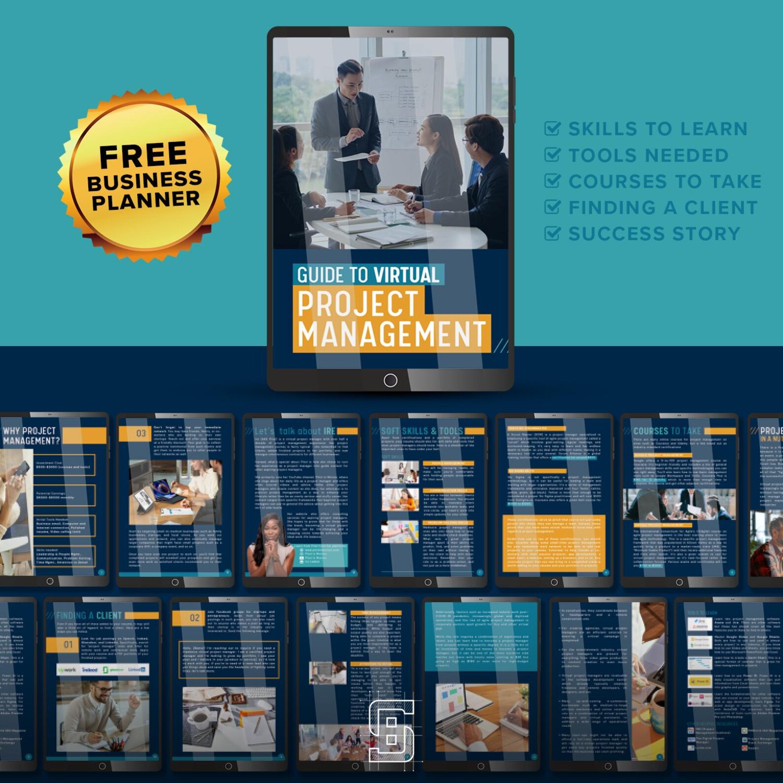 Virtual Project Manager Guide 2025 | Complete Career Blueprint + FREE Planner | Digital Download ...