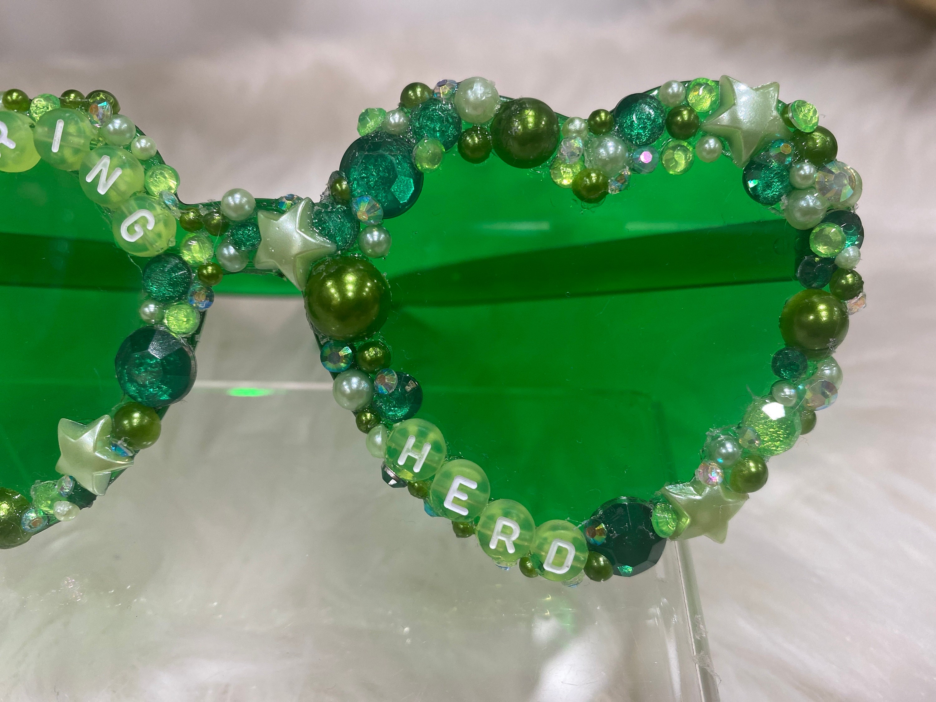 Marshall Bedazzled Game Day Glasses - Etsy