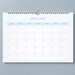 Printable Modern Calendar, Landscape, Year-round, Printable and Digital ...
