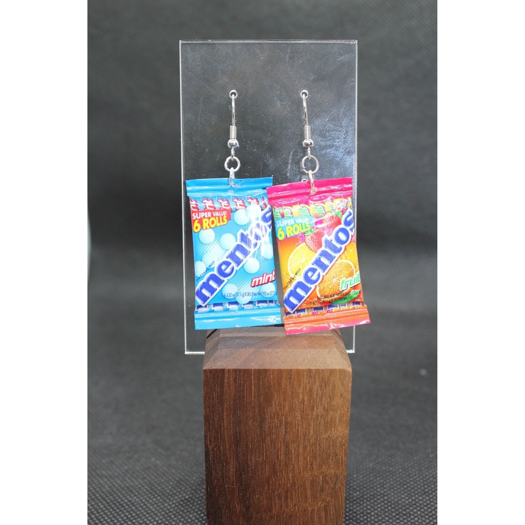 Mini Brands / Mentos Candies Earrings - Etsy